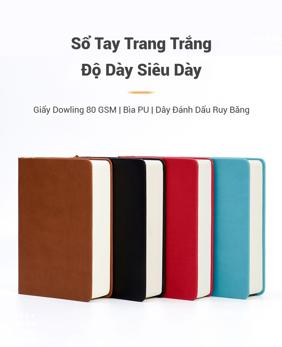 330 Tờ Siêu Dày A5 80GSM Notebook 660 Trang Da Bìa Mềm Sketchbook Nhật ...