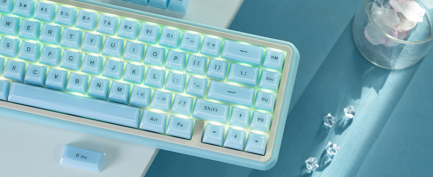 113 Phím Jello Crystal Keycaps cho Bàn Phím Cơ Nắp Nắp OEM Profile PBT ...