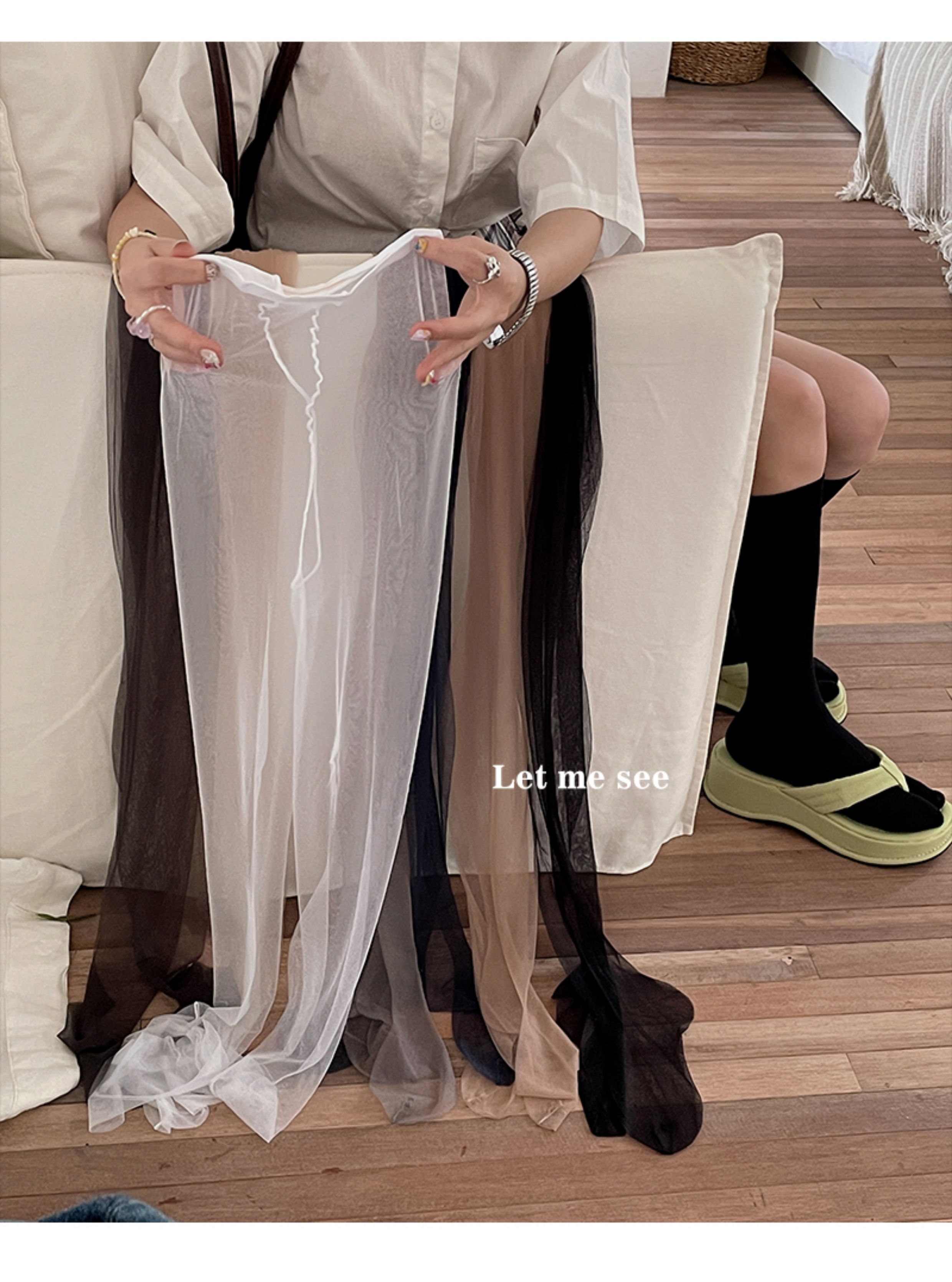 Quần Tất Tàng hình Siêu dai Chất liệu tơ lụa - 5D che khuyết điểm chân ...