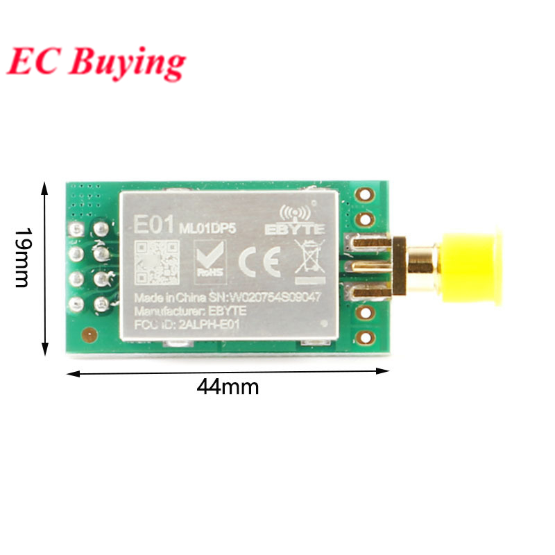 E01-ML01DP5 E01-2G4M27D 2.4G nRF24L01P + PA + LNA nrf24l01 Bảng mô-đun ...