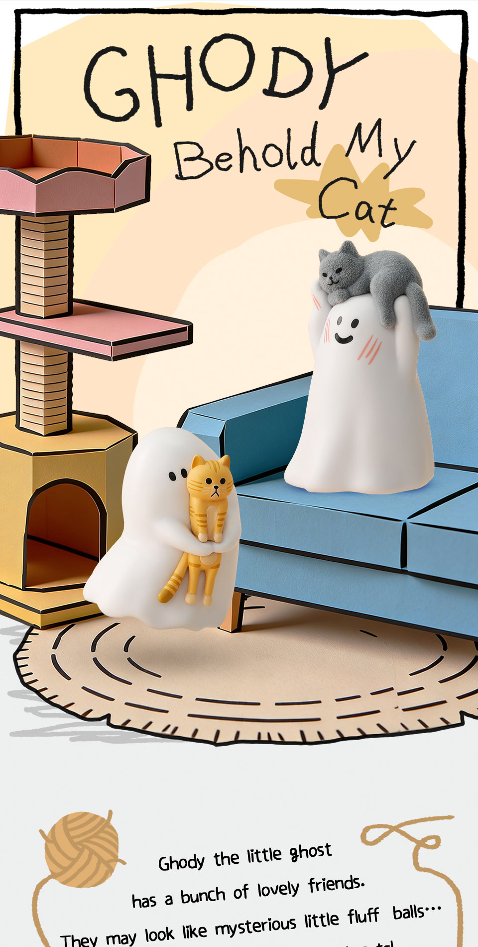 【Restock On March 18th 8:30am】52TOYS Ghody - Behold My Cat Series Blind ...