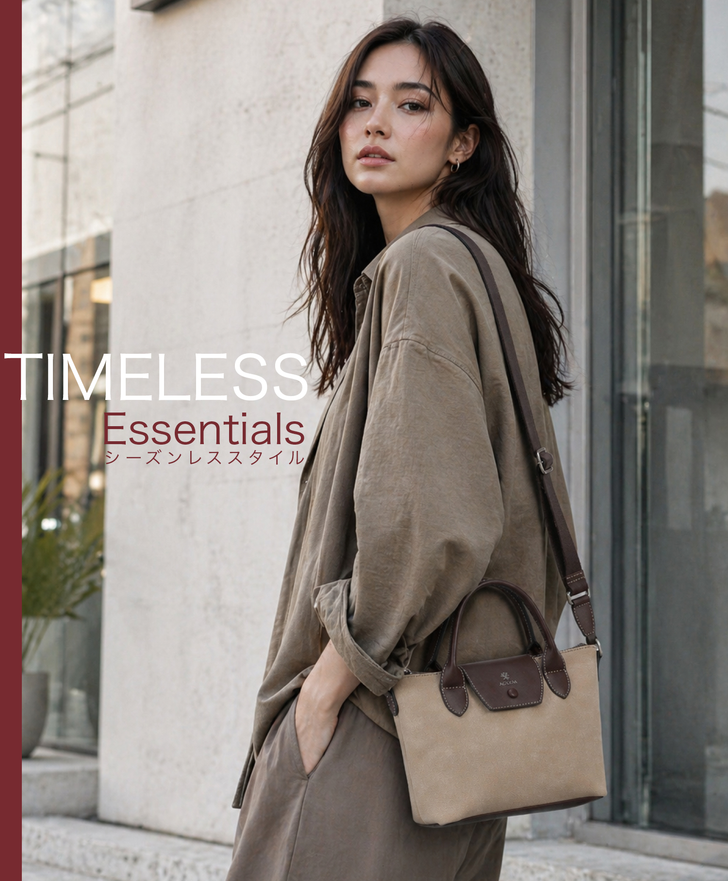 ACACIA Blossom - Túi Tote Mini Vegan Suede, Đeo Chéo, Quai Tháo Rời ...