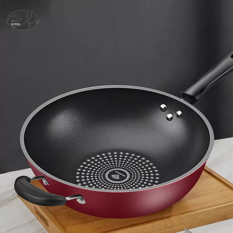 Ermo Chảo Chống Dính Đa Năng ERMO wok Tiện Dụng Cho Nhà Bếp | Shopee ...