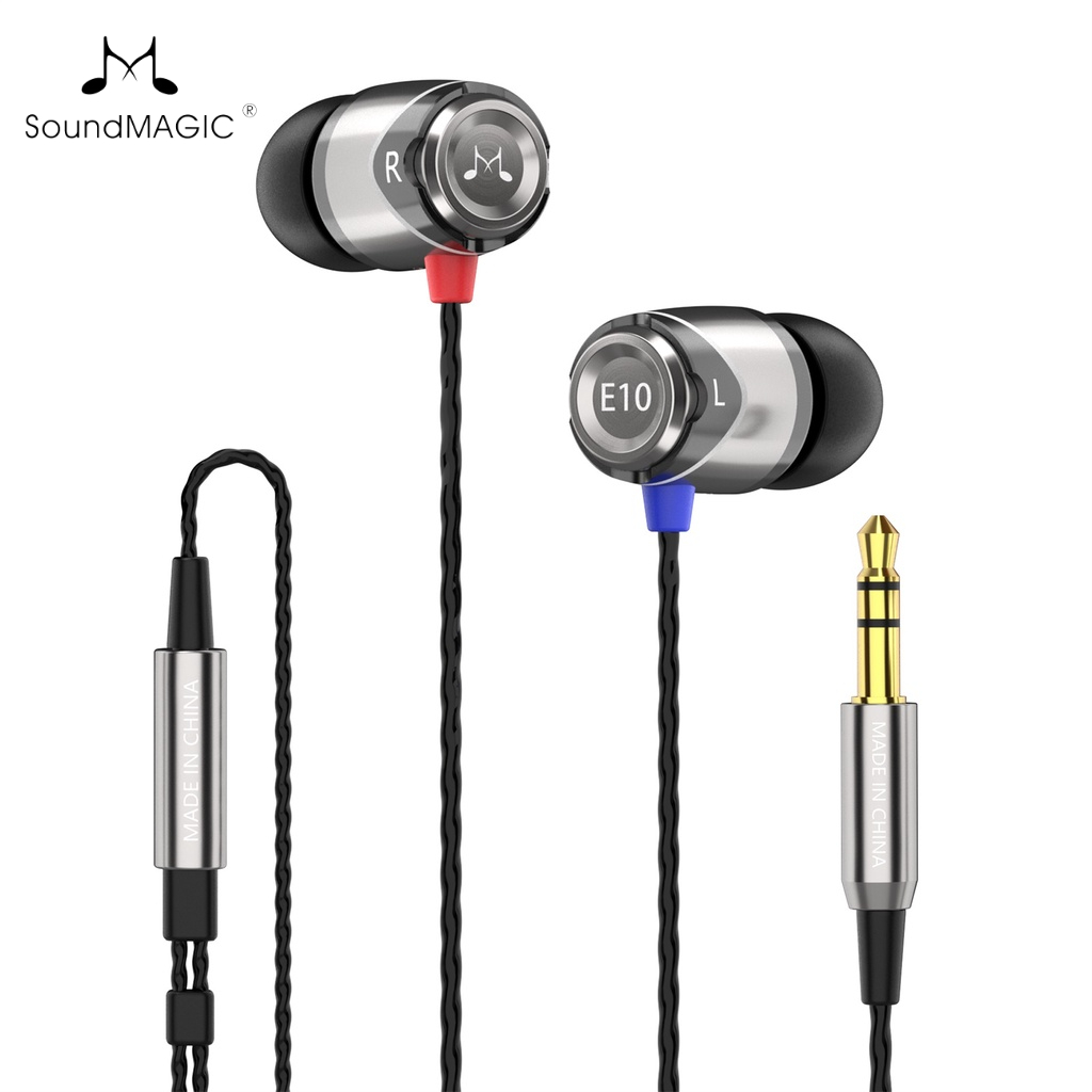 Tai nghe nhét tai soundmagic e10 chống ồn âm thanh sống động | Shopee Việt Nam