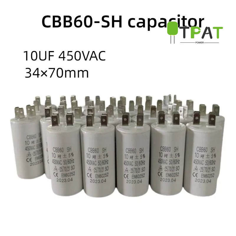 Tụ Điện Bơm Nước Chất Lượng Cao CBB60 10uf 450VAC 34X70Mm | Shopee Việt Nam