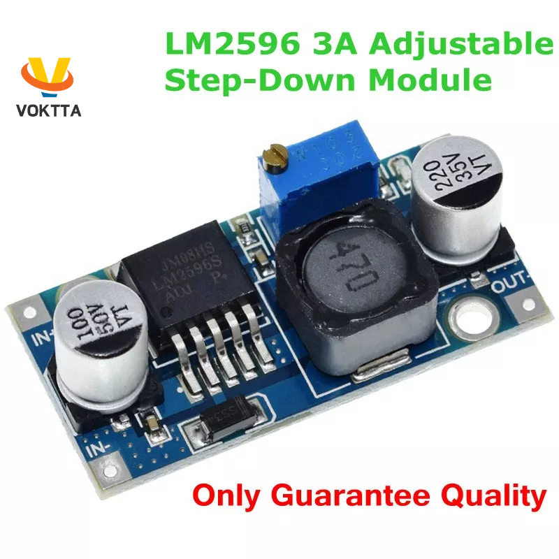 VOKTTA Mô Đun Hạ Áp LM2596 DC-DC 3A LM2596S 24V 12V 5V 3V Cho arduino | Shopee Việt Nam