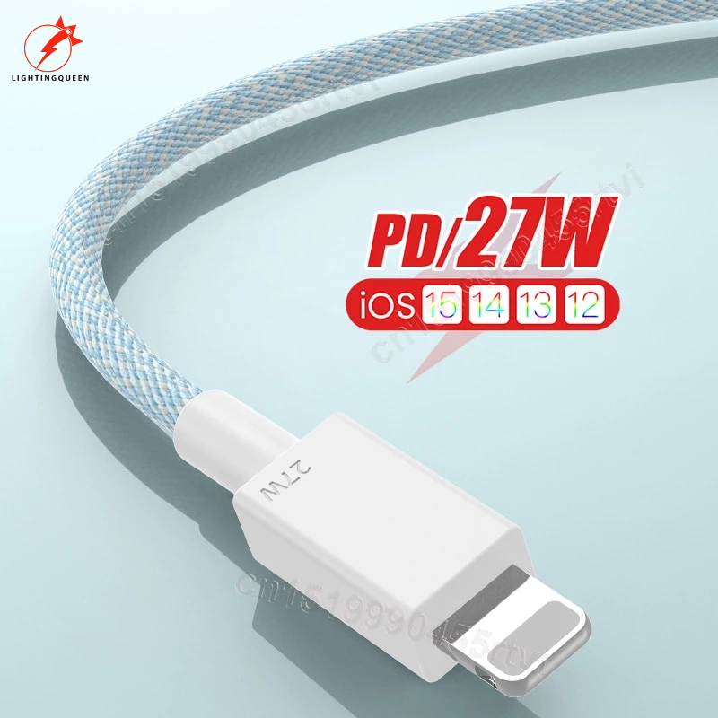 Cáp Sạc Nhanh 27W PD USB Type C Cho iPhone 14 13 Pro Max 20W 12 Mini ...