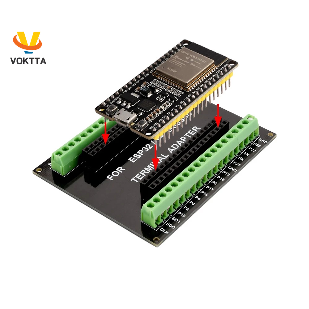 Bảng Mạch breakout board gpio 1 Thành 2 Cho esp-32s 38pin esp32 | Shopee Việt Nam