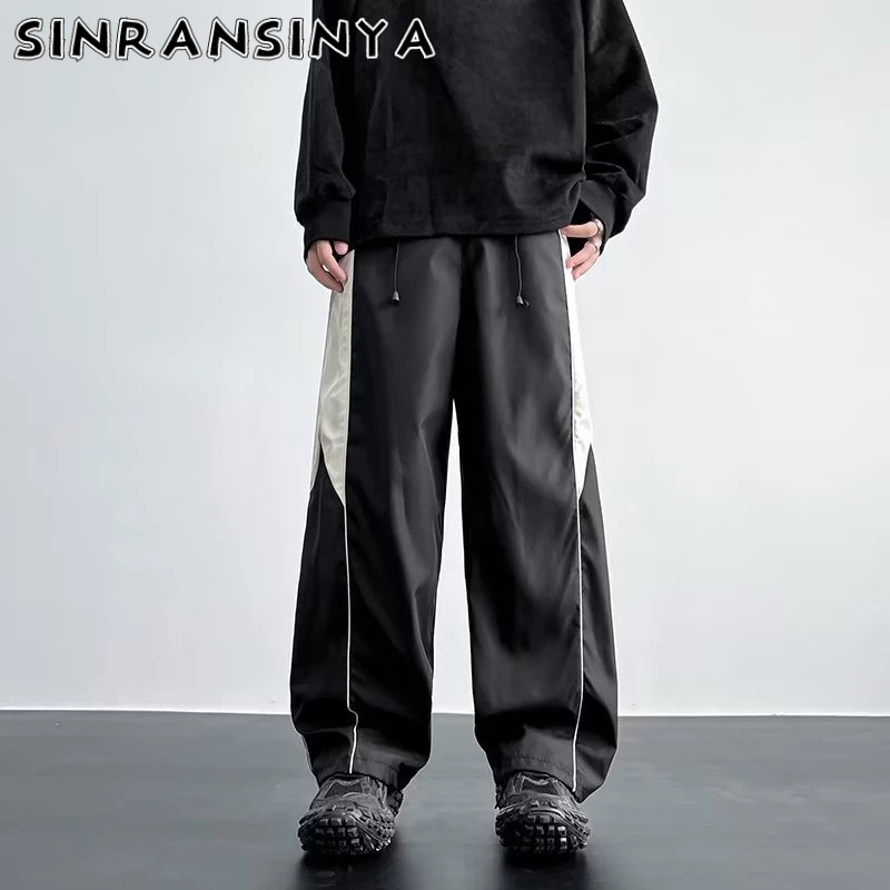 Sinransinya Quần Dài Thể Thao Ống Rộng Mau Khô Phối Dây Rút Phong Cách ...