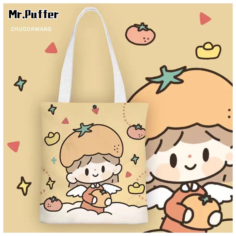 Mr.Puffer Túi Đeo Vai Bằng Vải canvas Thiết Kế Đơn Giản Dễ Thương Dành ...