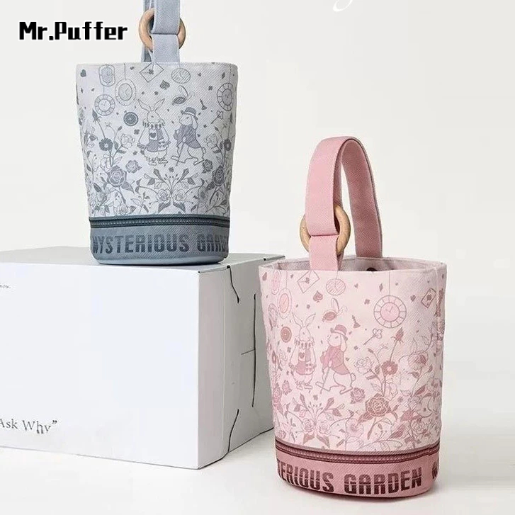 Mr.puffer Mới Túi Xách Tay Đựng Đồ Ăn Trưa Nhỏ Gọn Hình Thỏ retro Cho ...
