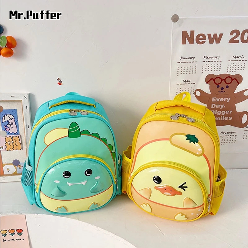 Balo MR PUFFER trọng lượng nhẹ họa tiết hoạt hình dễ thương cho trẻ mẫu ...