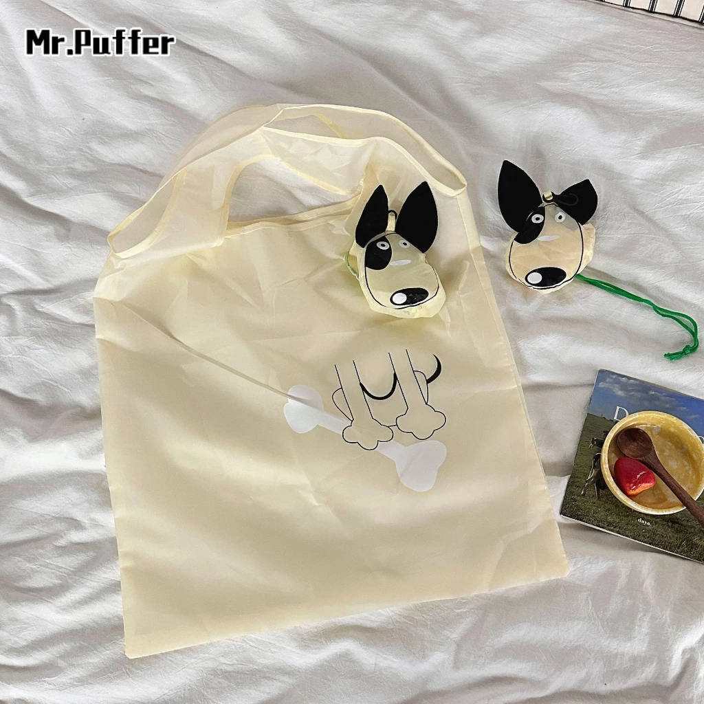 Mr .Puffer ins Túi Xách tote Sức Chứa Lớn Di Động Họa Tiết Hoạt Hình ...