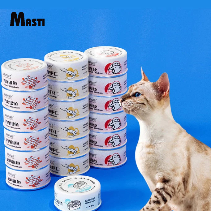 MASTI cá ngừ gà mèo đóng hộp đồ ăn nhẹ mèo 85g | Shopee Việt Nam