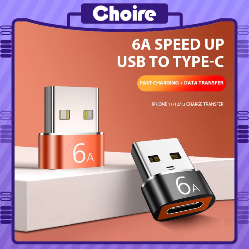 Đầu Chuyển Đổi Cáp Sạc Nhanh 6A USB 3.0 Sang Cổng Type-C-CH | Shopee Việt Nam