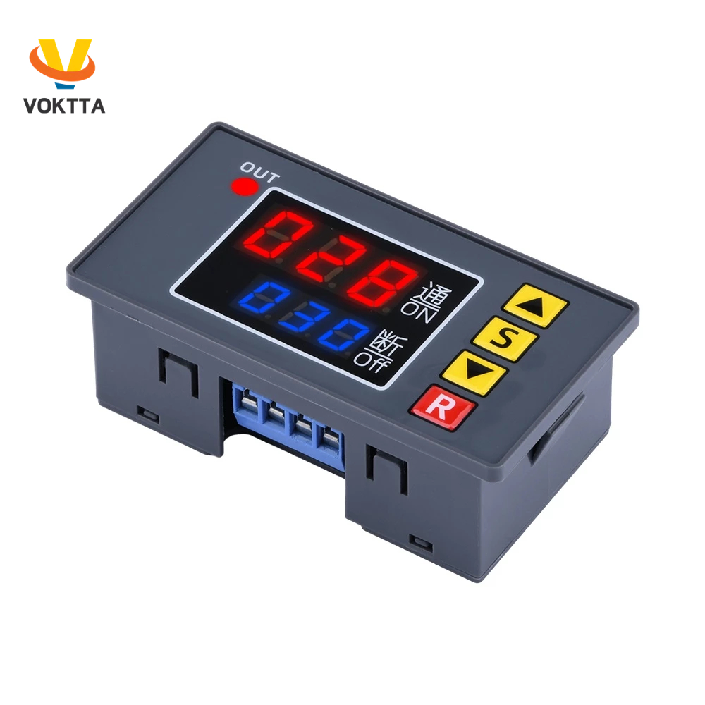 Rơ Le Hẹn Giờ Kỹ Thuật Số voktta t3231 ac 110v 220v dc 12v 24v | Shopee ...