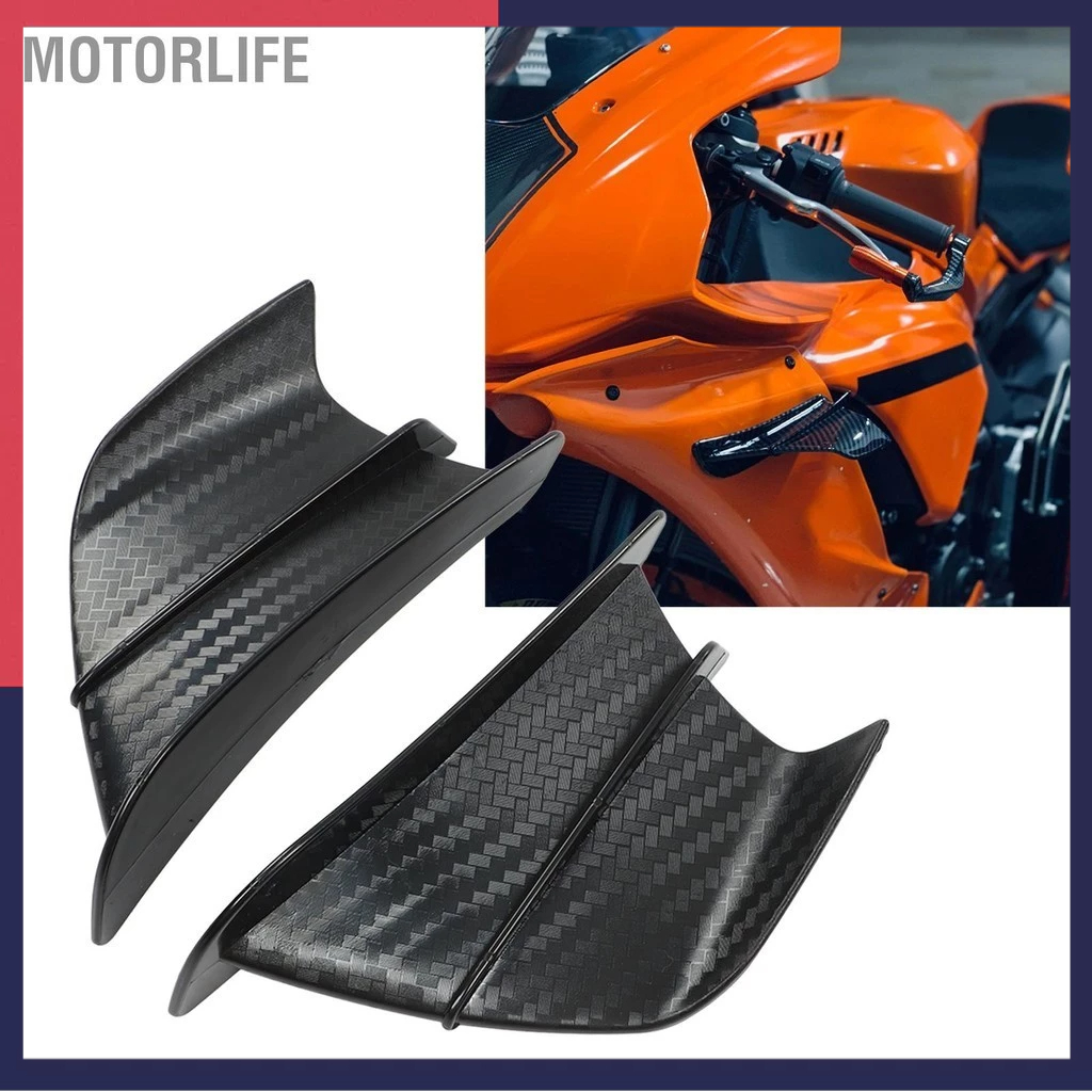 Motorlife 1 Xe Máy Gió Cánh Sợi Carbon Phong Cách Khí Động Học Winglets ...