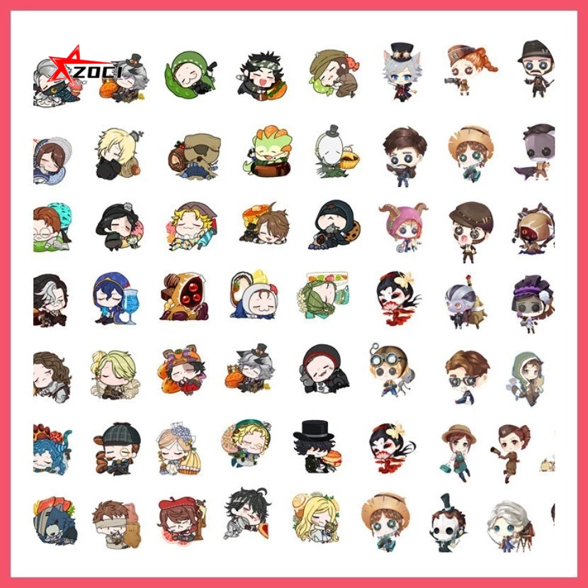 10 Miếng (Ngẫu Nhiên) 2cm Identity V Joker Tracy Reznik Lucky Guy ...