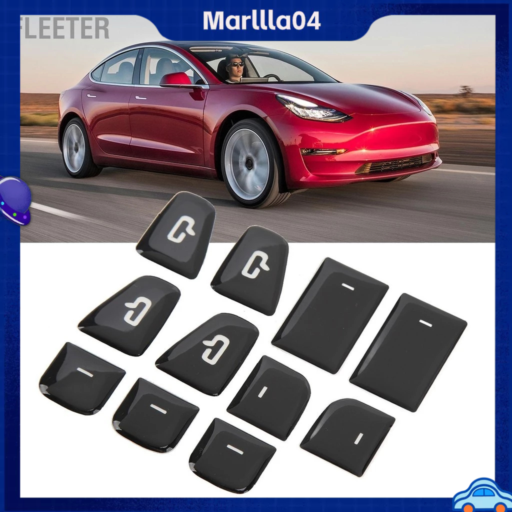 FlEETER 11 Chiếc Cửa Sổ Nâng Công Tắc Dán Tay Kính Nút Viền Bao Da Thay ...