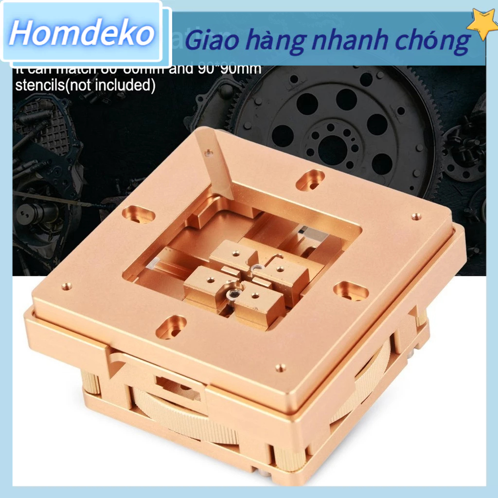 Homdeko WN8090 BGA Reballing Station Auto Magnet stencil Solder Rework Kit Trạm hàn | Shopee ...