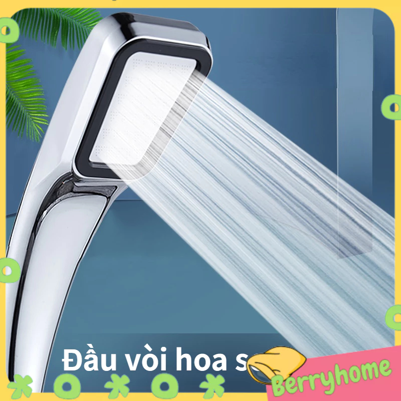 Đầu Vòi Sen 300 Lỗ Tiết Kiệm Nước Cao Cấp Cầm Tay Hình Chữ Nhật Phòng ...
