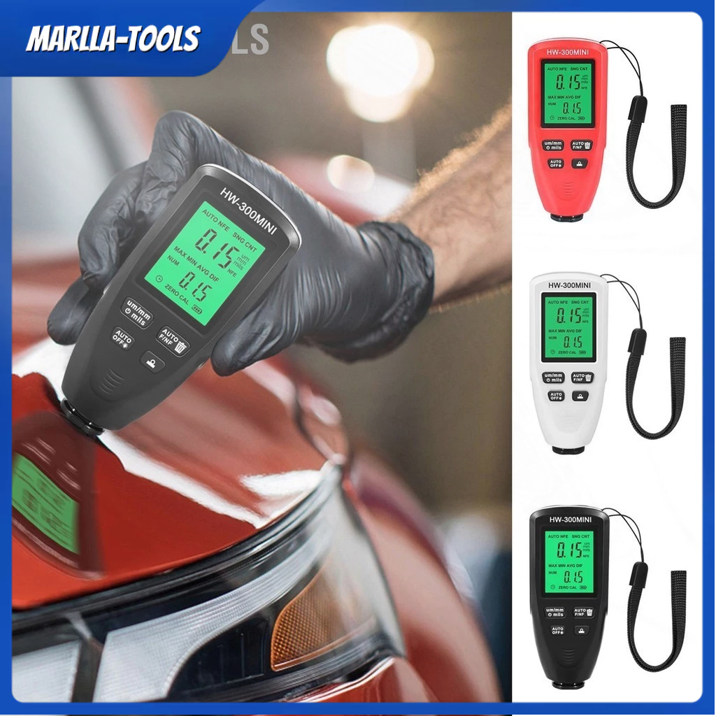 MARLLA-Tools Máy đo độ dày lớp phủ ô tô Đo tự động màng sơn | Shopee ...