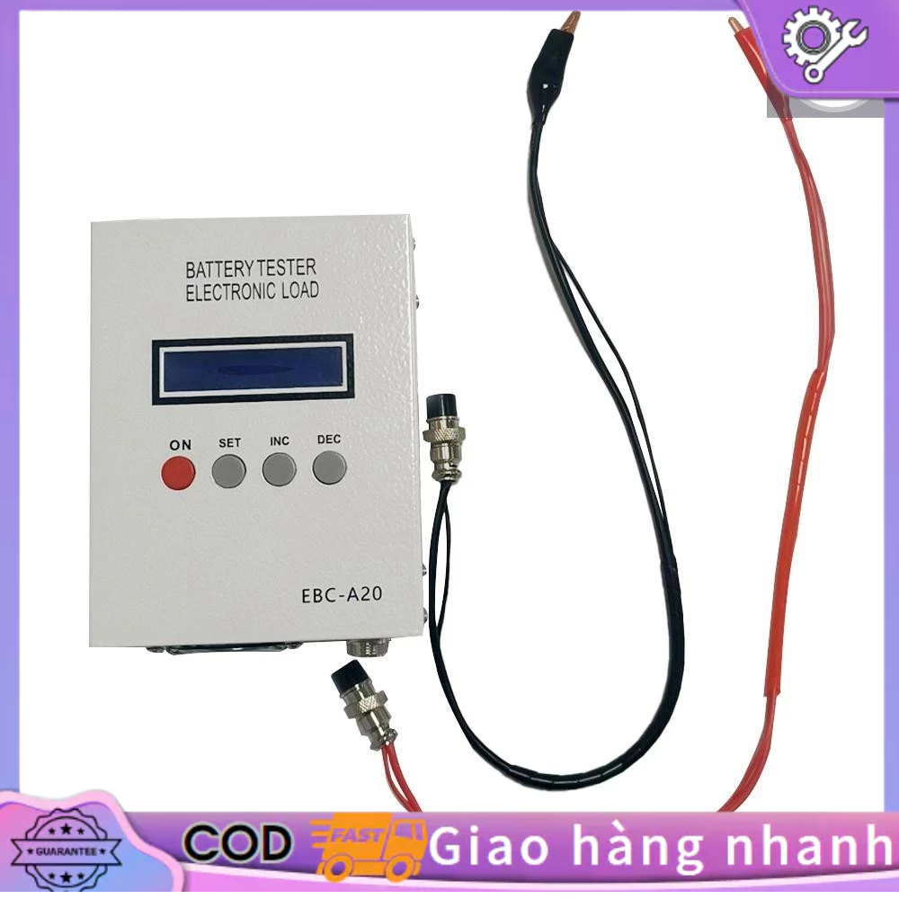 EBC-A20 Màn hình kỹ thuật số điện tử Pin Capacity Tester Màn hình kỹ ...