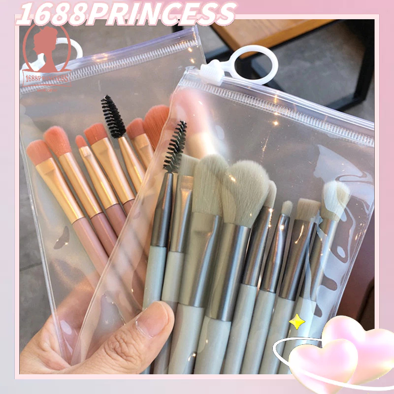 PP Set 8 Cọ Trang Điểm mini Màu Sắc macaron | Shopee Việt Nam