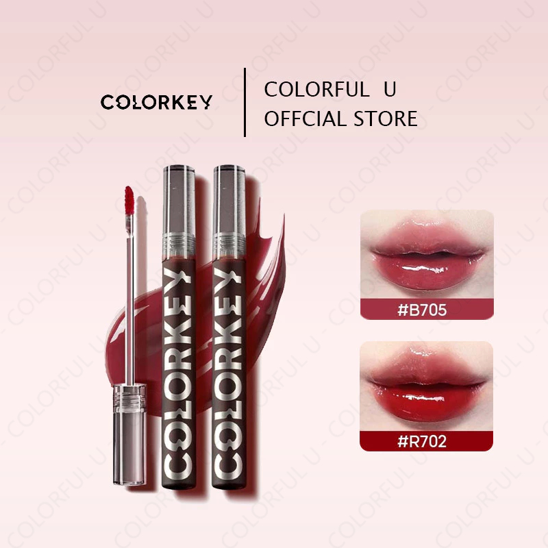 COLORKEY son bóng dạng lỏng Dưỡng ẩm và độ bóng lâu dài 1.7g | Shopee ...