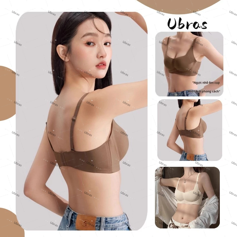 Ubras Áo ngực liền mạch, áo ngực lưng đẹp thể thao, tụ tập, nhét vào ngực bên, chống chảy xệ ...