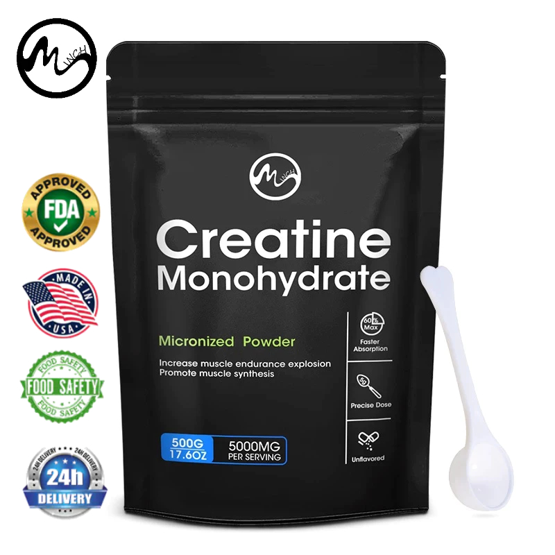Minch Creatine Monohydrate Micronized Powder 5000mg Per Serv (5g) - Xây ...