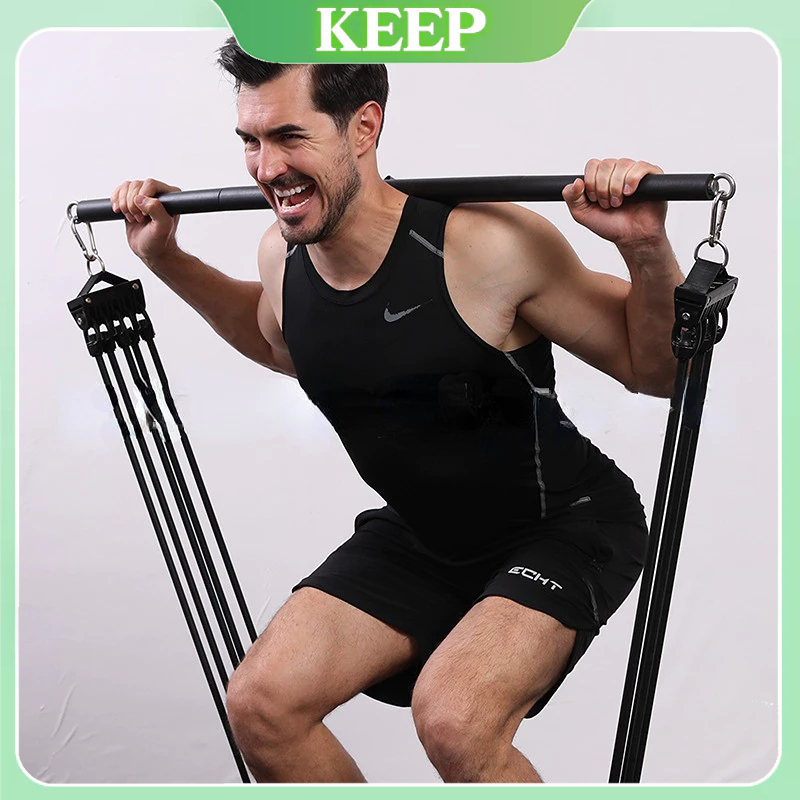 [Hàng Hot] Thể dục thao Pilates Tập thể Stick Bar Body Building Puller ...