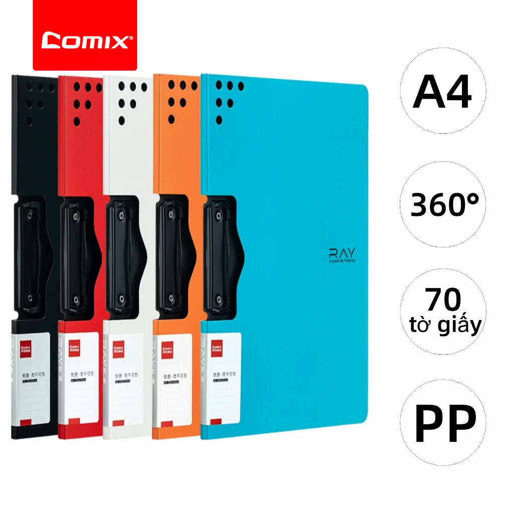 Kẹp Tài Liệu Comix A4 - Chắc Chắn, Bền Bỉ, Di Động | Lý Tưởng Cho Văn Phòng, Trường Học & Gia ...