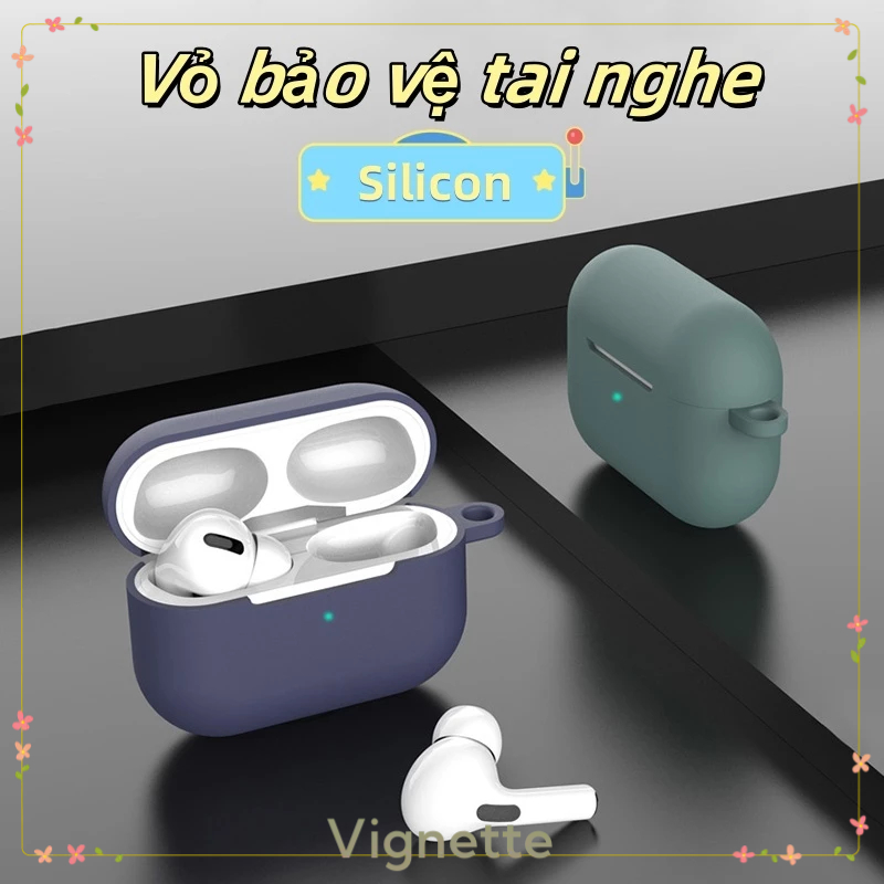 [Vignette] - COD Hộp đựng tai nghe Bluetooth silicon cho Airpod 1/2 3 ...