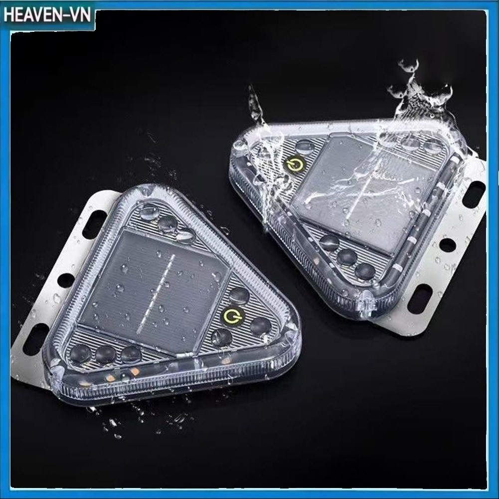Đèn LED năng lượng mặt trời Flash Light Truck Tail Light Touch Triangle ...