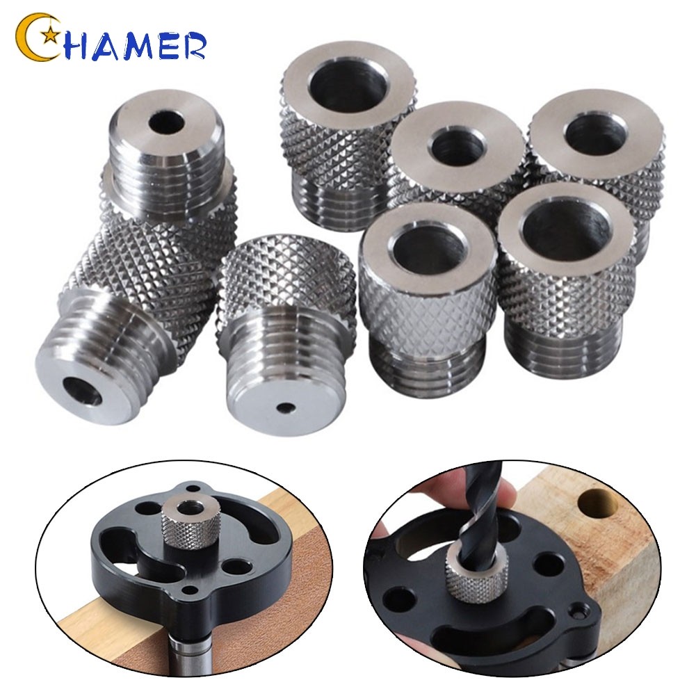 [CHAMER] 1 Ống lót tay khoan 3-10mm M14 Định vị hướng khoan gỗ Jig ...
