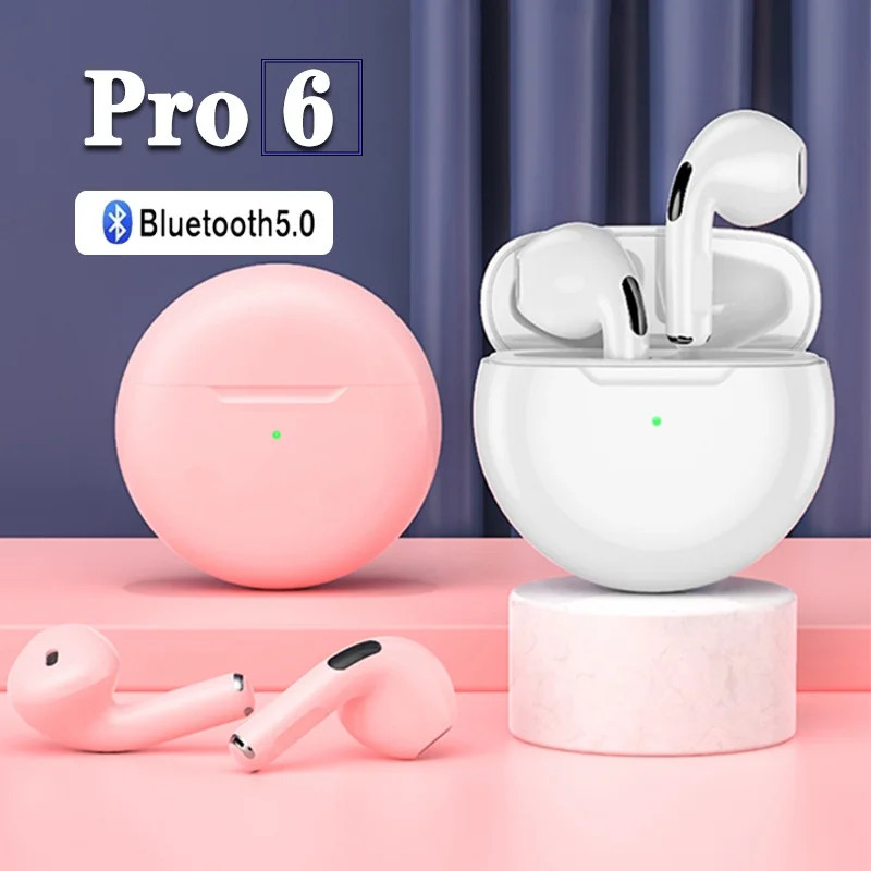Tai nghe không dây Air Pro 6TWS có Mic Fone Tai nghe Bluetooth Pods ...
