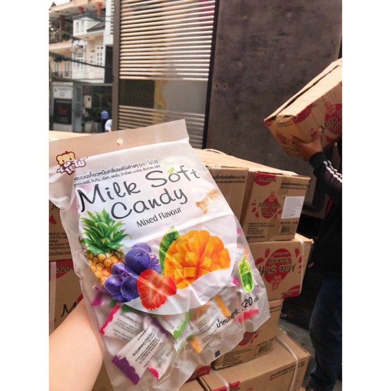 KẸO DẺO TRÁI CÂY MILK SOFT CANDY YOYO 320G THÁI LAN | Shopee Việt Nam