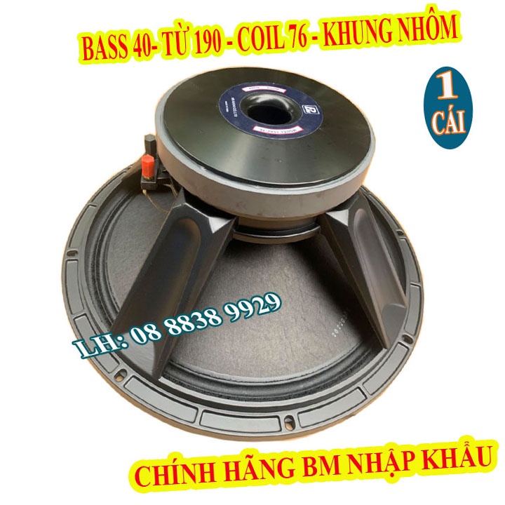 CỦ LOA BASS 40 BM TỪ 190 COIL 76 NHẬP KHẨU CHÍNH HÃNG MÀNG SƠN CHỐNG NƯỚC - GIÁ 1 CHIẾC | Shopee ...