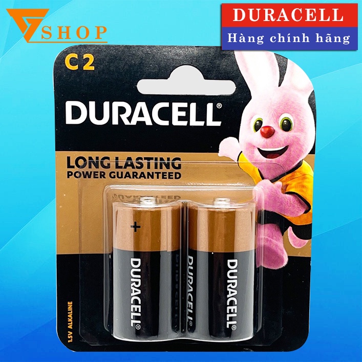 Pin trung C Duracell 1,5v MN1400-LR14 Alkaline Last Longer - Vỉ 2 viên ...