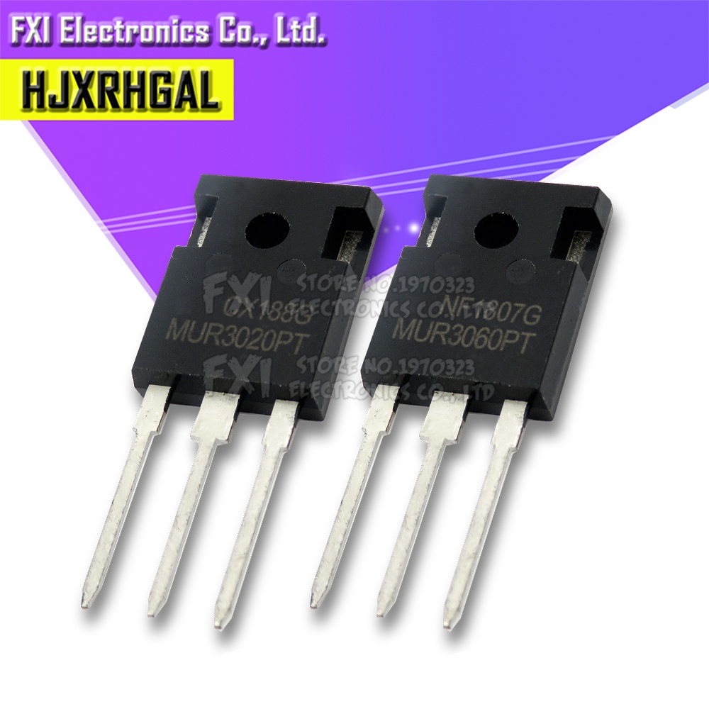 Bộ 5 Ống Tinh Thể MUR3020PT MUR3060PT MUR3020 MUR3060 TO247 TO-247 Chất ...