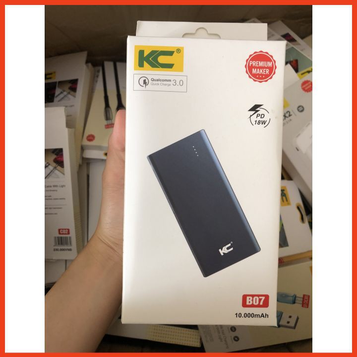 [Hàng Chính Hãng] SẠC DỰ PHÒNG 10.000mah KC B07 - SDP Hỗ Trợ Sạc Nhanh- Bảo Hành 12 tháng ...