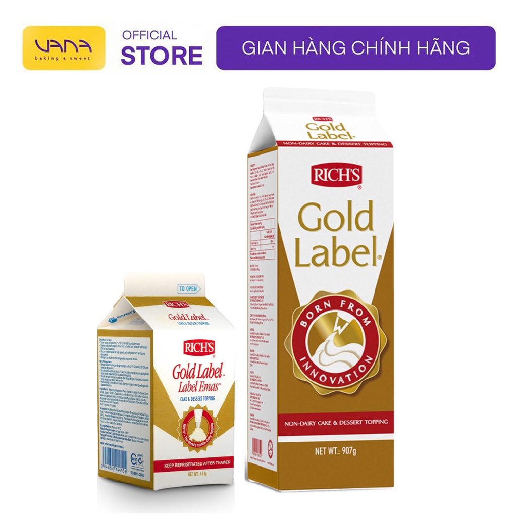 [CHỈ SHIP NỘI THÀNH HÀ NỘI] KEM TOPPING TRANG TRÍ BÁNH SINH NHẬT GOLD ...