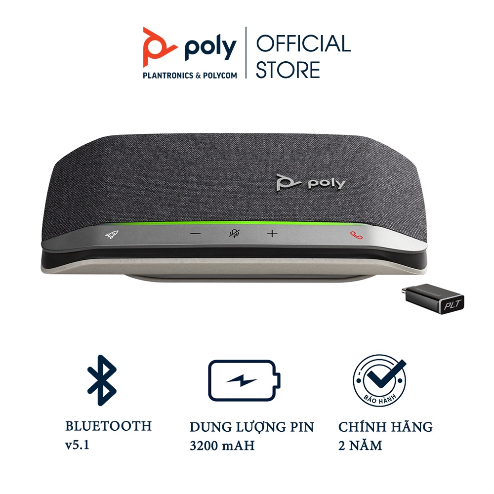 Loa Hội Nghị Poly Sync 20+ Bluetooth/USB-C Kèm BT600 Chính Hãng ...