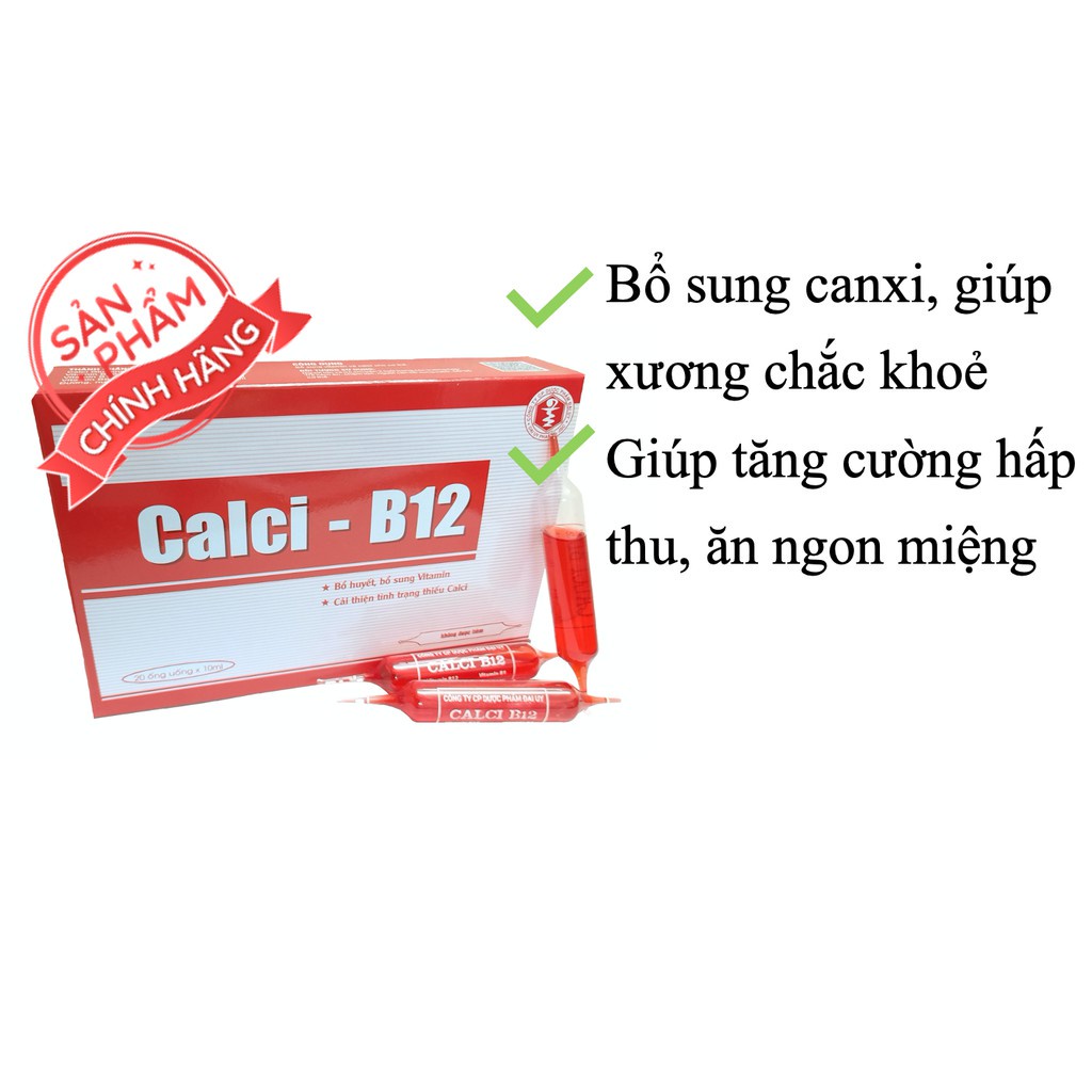 Canxi B12 Đại Uy (Hộp 20 ống) | Shopee Việt Nam