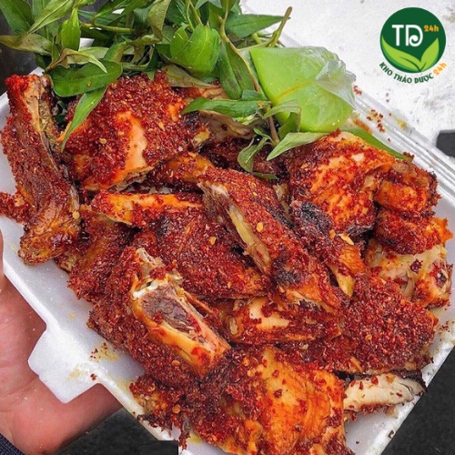 Ớt bột không cay, không mặn, khô xay, dùng làm gà nướng muối ớt, kim ...