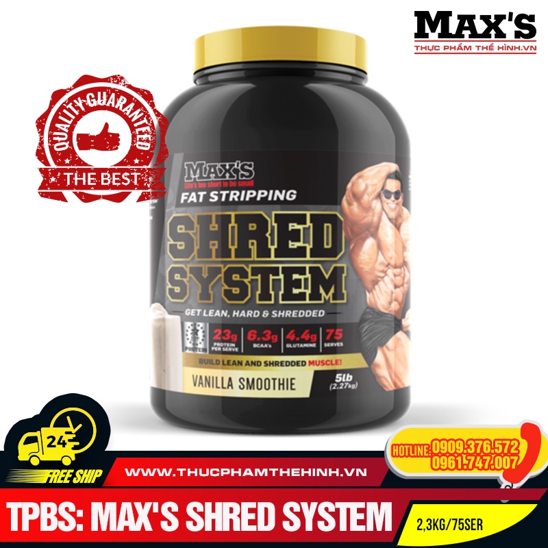 Tăng Cơ Giảm Mỡ WHEY PROTEIN SHRED SYSTEM | Shopee Việt Nam