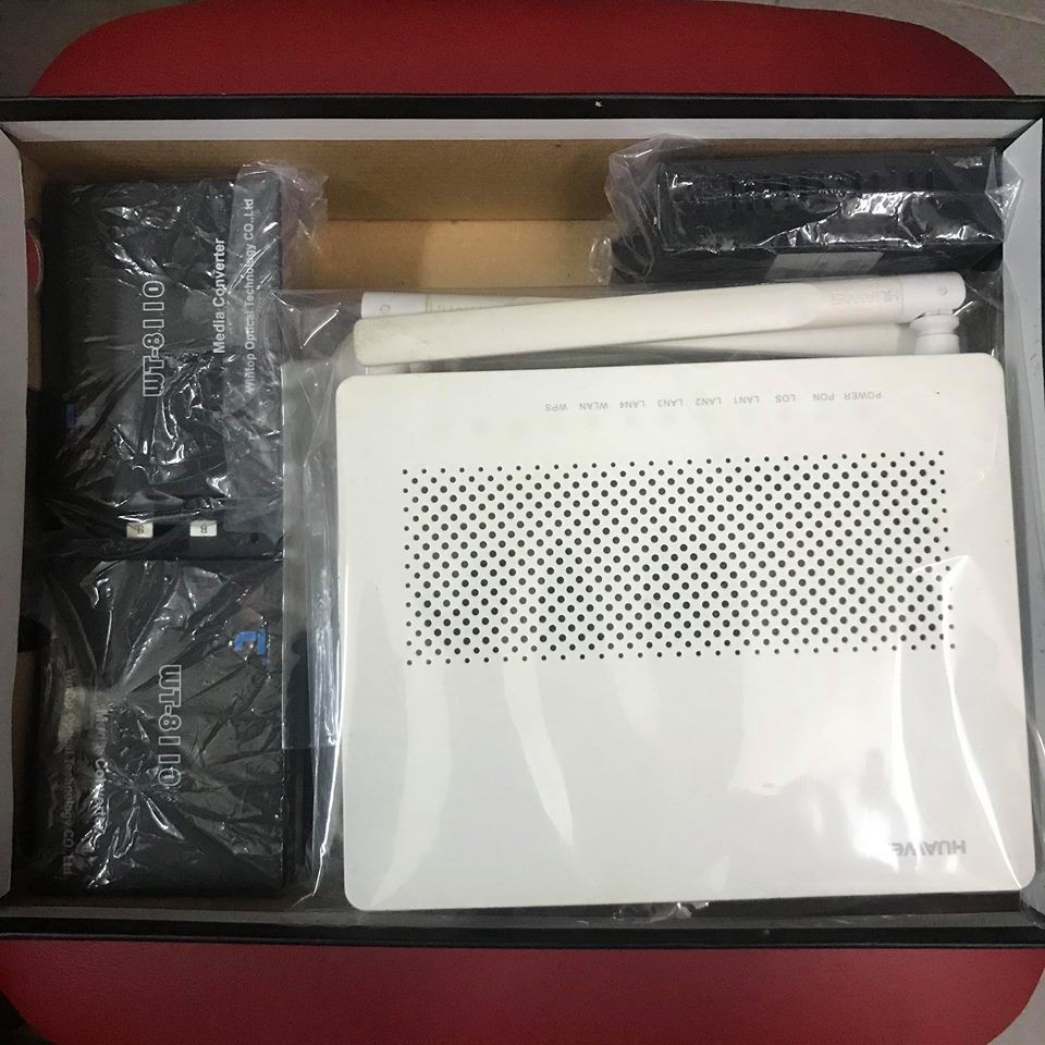 Combo 3 modem quang vnpt Huawei + 5 converter quang mode B | Shopee Việt Nam