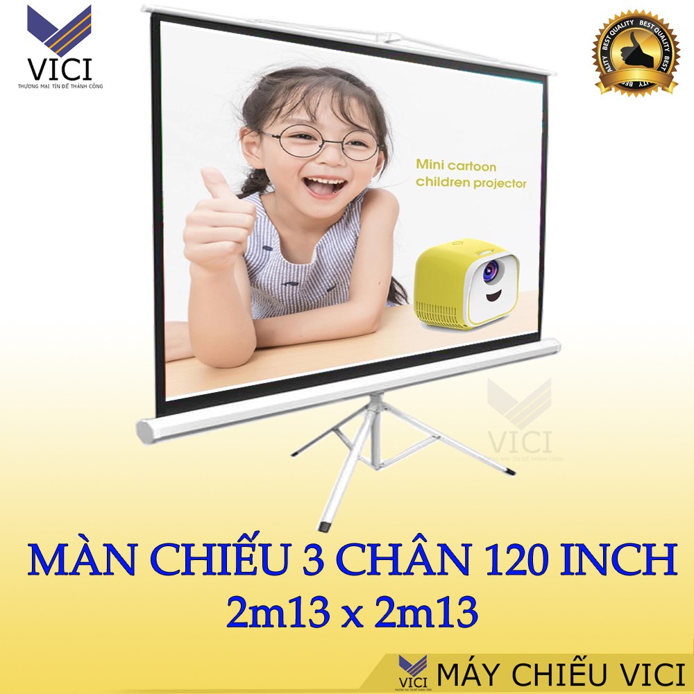 Màn Chiếu 3 Chân 120inch - 2m13 x 2m13. Màn chiếu chính hãng Dalite bền ...