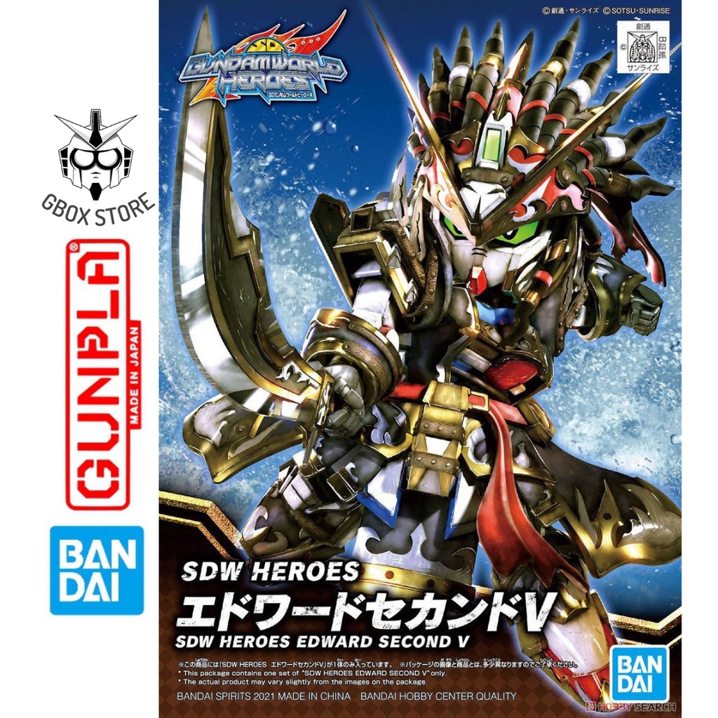 Gundam SDW Heroes Edward Second V Bandai SD 05 Mô hình nhựa lắp ráp ...